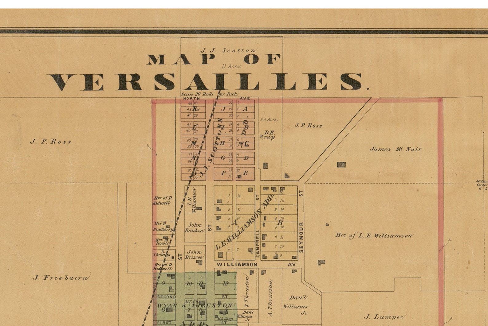 Morgan County Missouri 1880 - Old Wall Map With Landowner & Homeowner ...