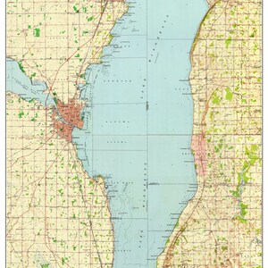 Lake Winnebago Ca 1960 - Old Topographic Map USGS Custom Composite ...