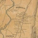 Deerfield Massachusetts 1855 Clark - Old Town Map Reprint - Franklin Co ...