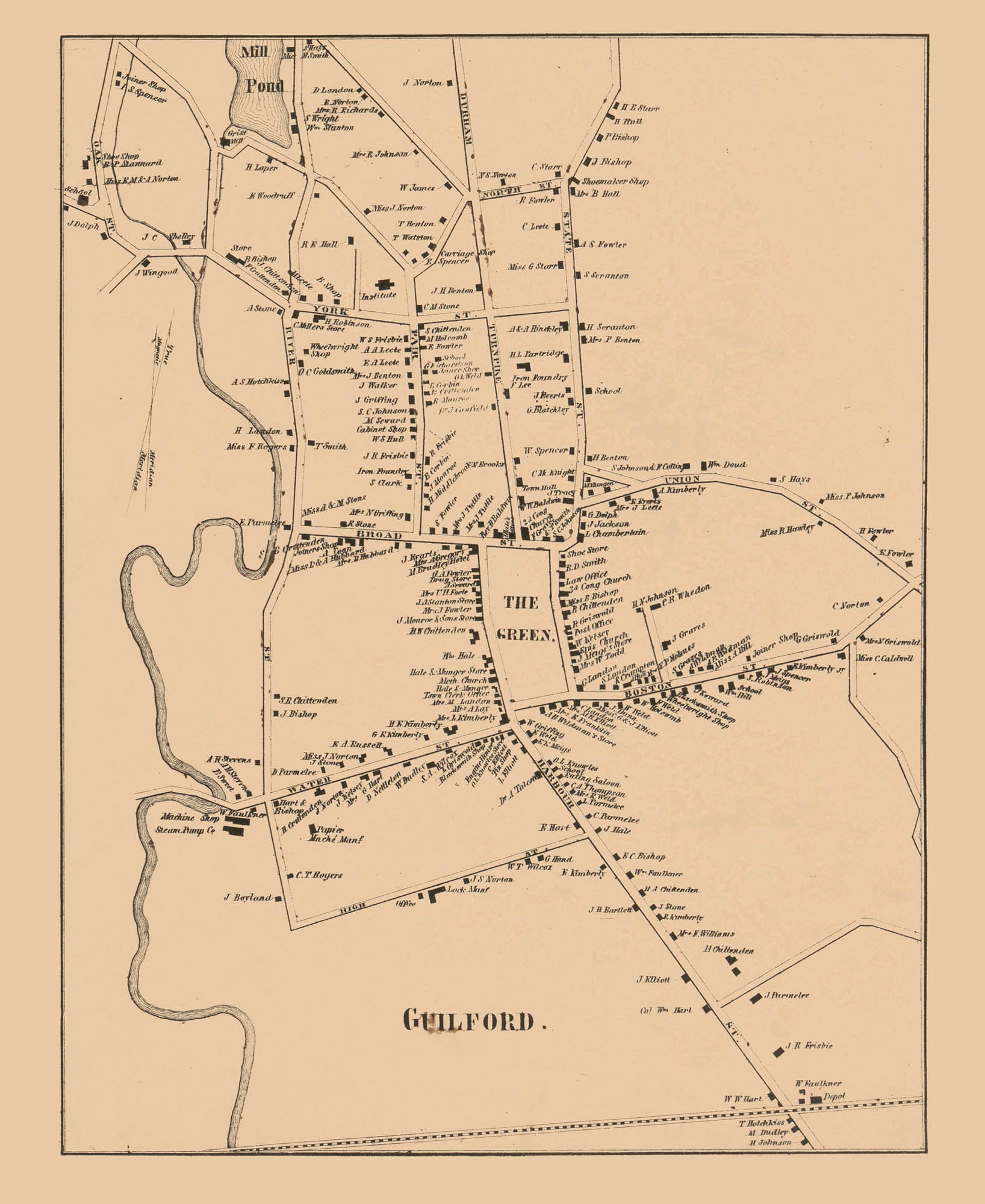 Guilford Ct Map