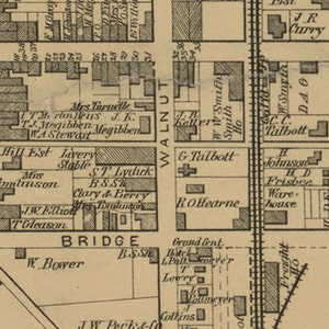 Harrison County Kentucky 1877 - Old Wall Map With Homeowner Names ...