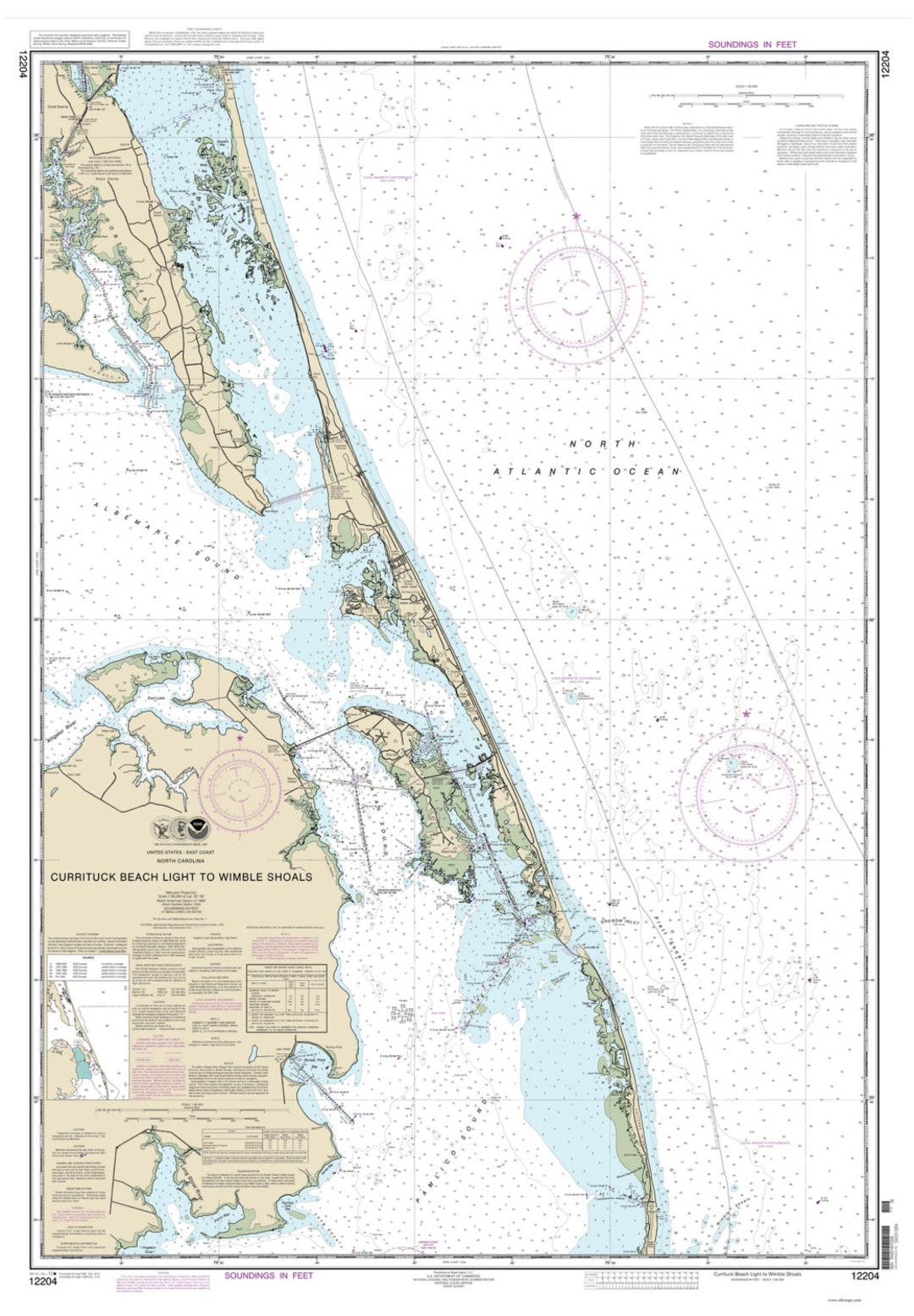 Currituck Beach Light to Wimble Shoals - 2012 Outer Banks Kitty Hawk ...