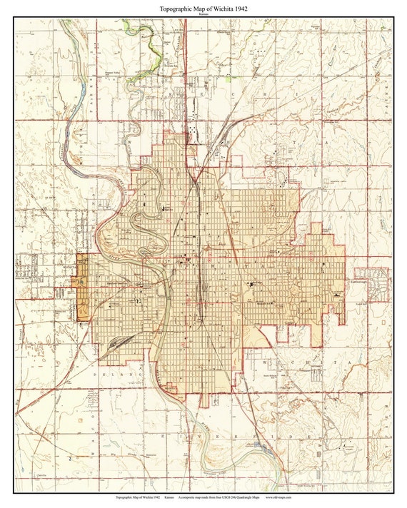 Wichita Kansas Map