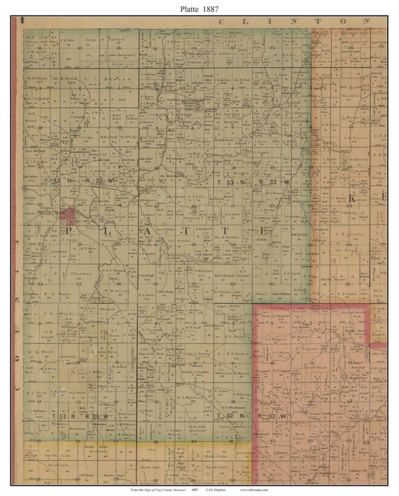 Smithville City And Platte Map Big Idea #2: Downtown Spaces And The