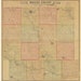 Dallas County Iowa 1883 Old Wall Map With Landowner Names Farm Lines ...