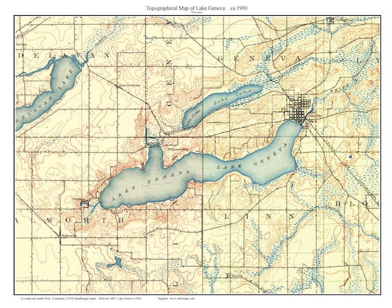 Lake Geneva Map
