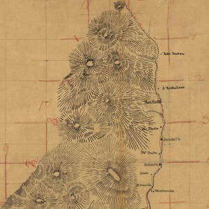 Greene County Virginia Ca 1860 Old Wall Map With Homeowner Names ...