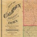 Calhoun County Iowa 1884 Old Wall Map With Landowner Names Farm Lines ...