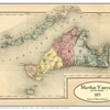 Cape Cod & the Islands 1871 Old Map Walling and Gray Atlas Map Reprint ...