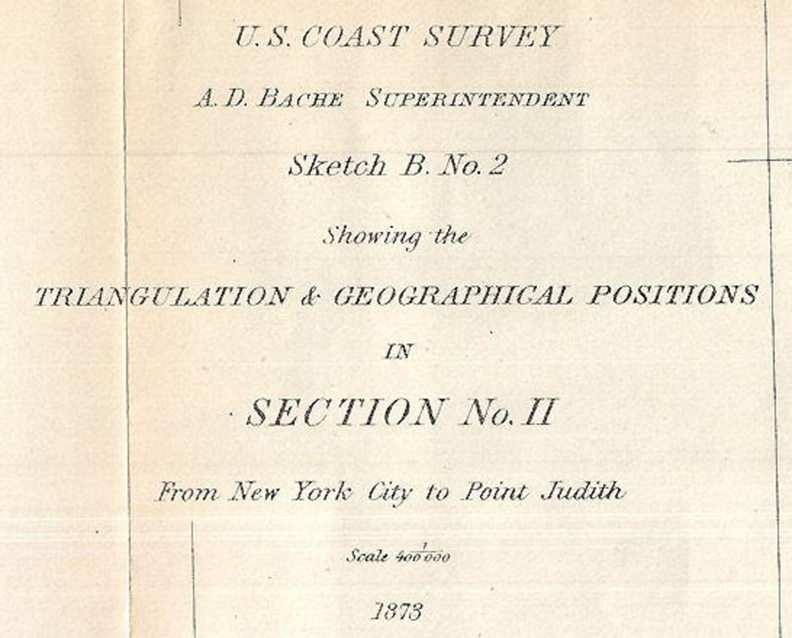 Long Island & Southern Connecticut - 1873 - Survey Triangulation Map ...