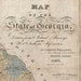 Georgia 1830 Old Map - Wellborn - State- Reprint - Etsy