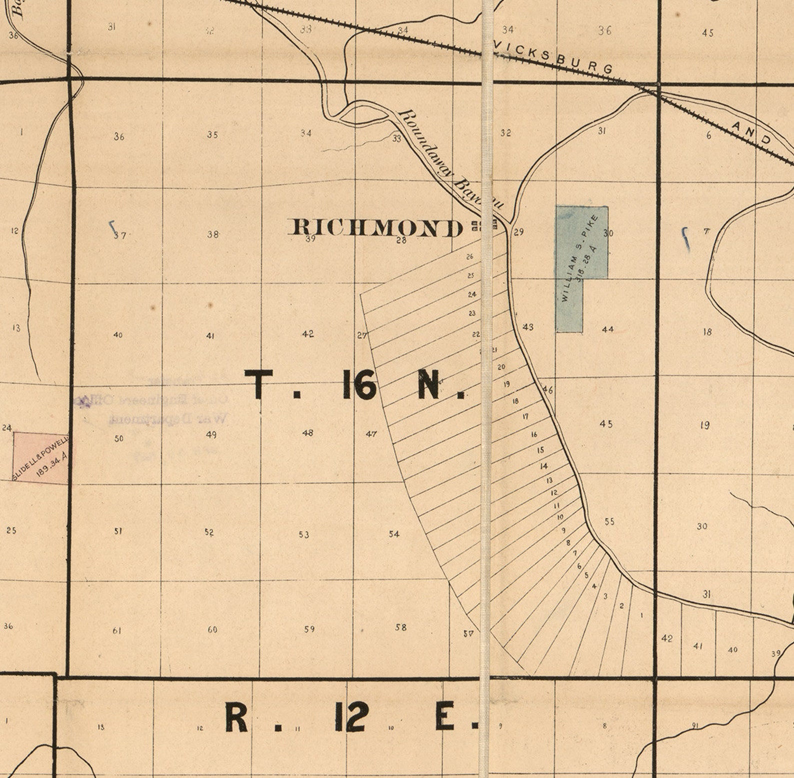 Madison Parish Louisiana 1860 Old County Wall Map With Farm - Etsy