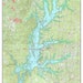 Jordan Lake 1993 Old Map Topo Custom Composite USGS Reprint 7x7 North ...