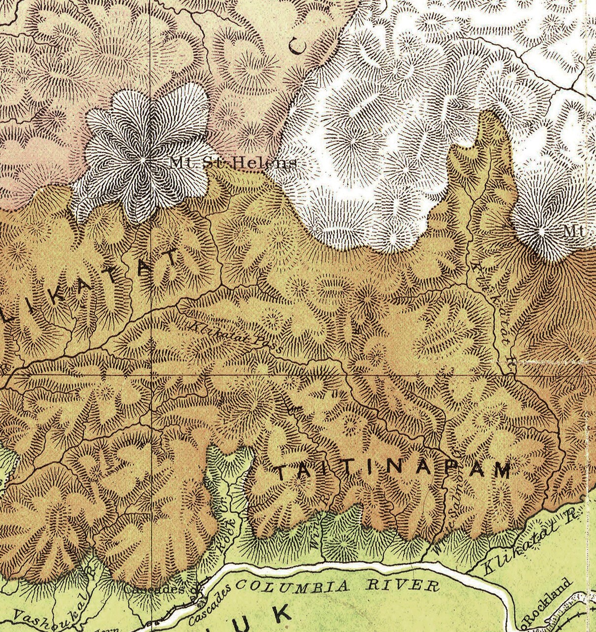 Washington Territory 1876 Indian Tribe Map by George Gibbs - Etsy