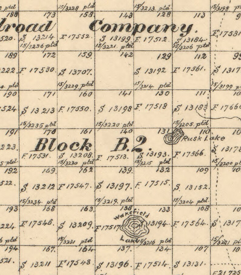 Gray County Texas 1889 Old Wall Map Reprint With Land | Etsy