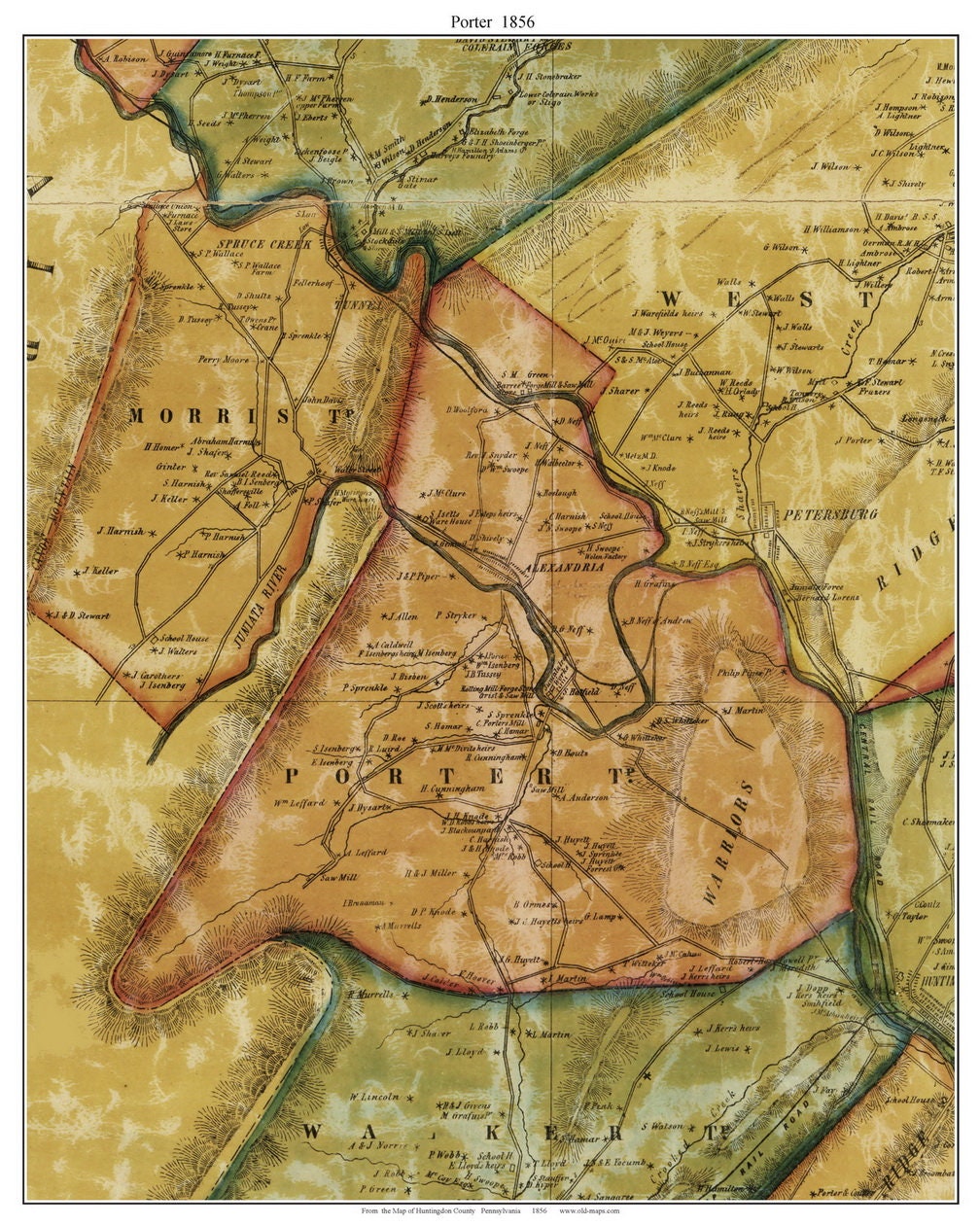 Huntingdon Valley Pa Map