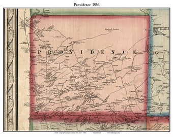 Providence Map Genealogy - Etsy