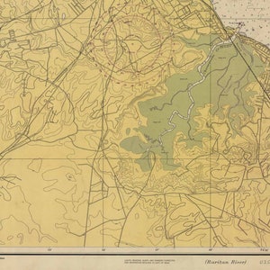 Raritan River From Raritan Bay to New Brunswick - 1946 Nautical Map ...