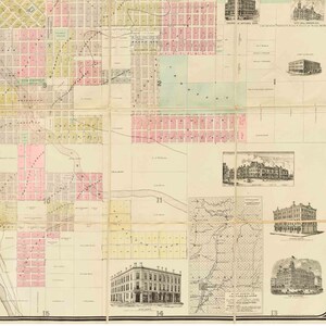 Denver Colorado 1881 Old Map Reprint Landowner Names Genealogy - Etsy