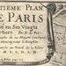 Old Map of Paris 1705 France Center City Property - Etsy