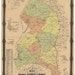 Fluvanna County Virginia 1863 Old Wall Map With Homeowner Names Reprint ...