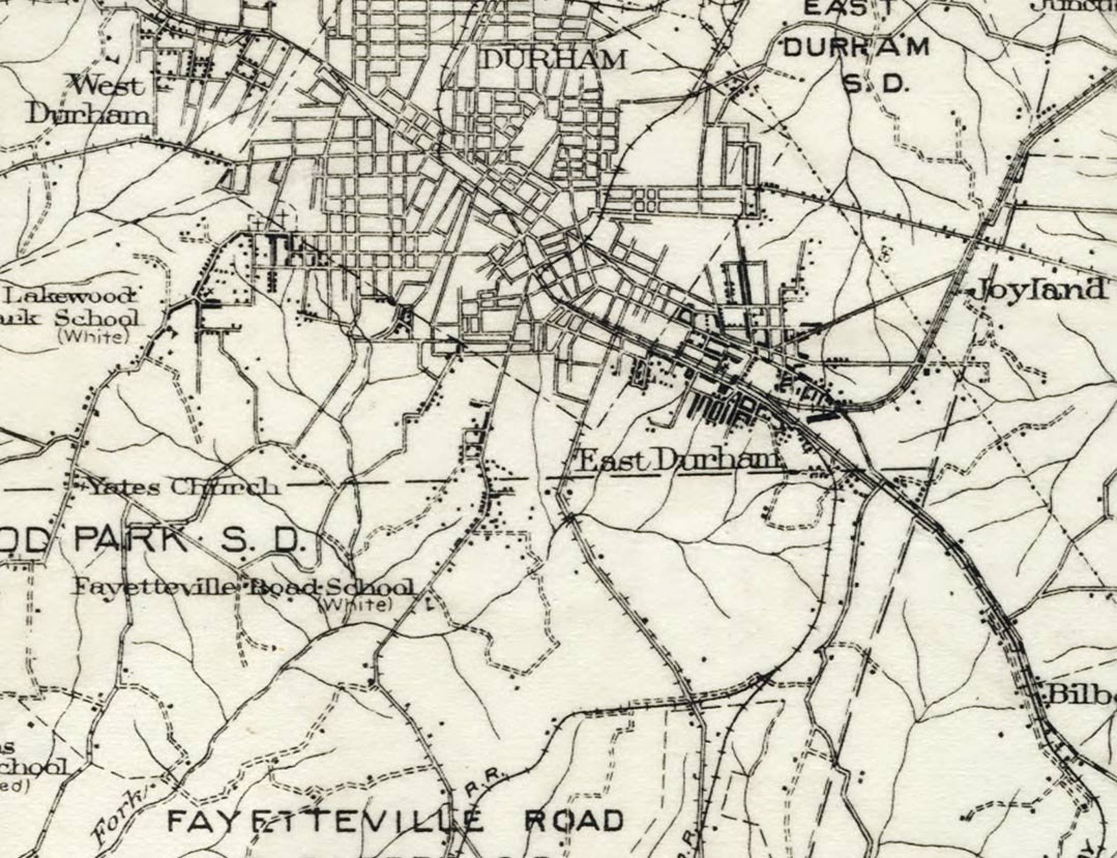 Durham County North Carolina 1920 Old Wall Map With Old - Etsy UK