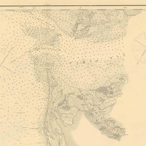 Lemon Bay to Tampa Bay -1895 Nautical Map Reprint - Florida - 80000 AC ...