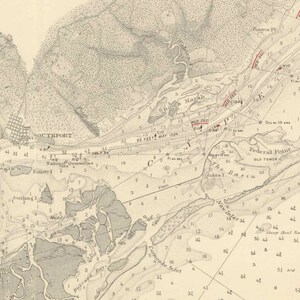 Old Topsail Inlet to Shallotte Inlet Including Cape Fear -1924 North ...
