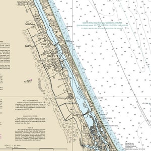 St Augustine Light to Ponce De Leon Inlet- 2014 Florida - Nautical Map ...