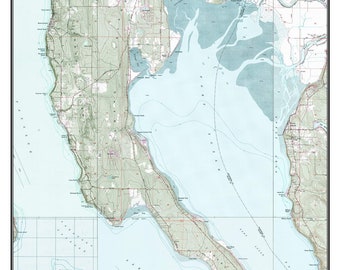 Camano Island Map - Etsy