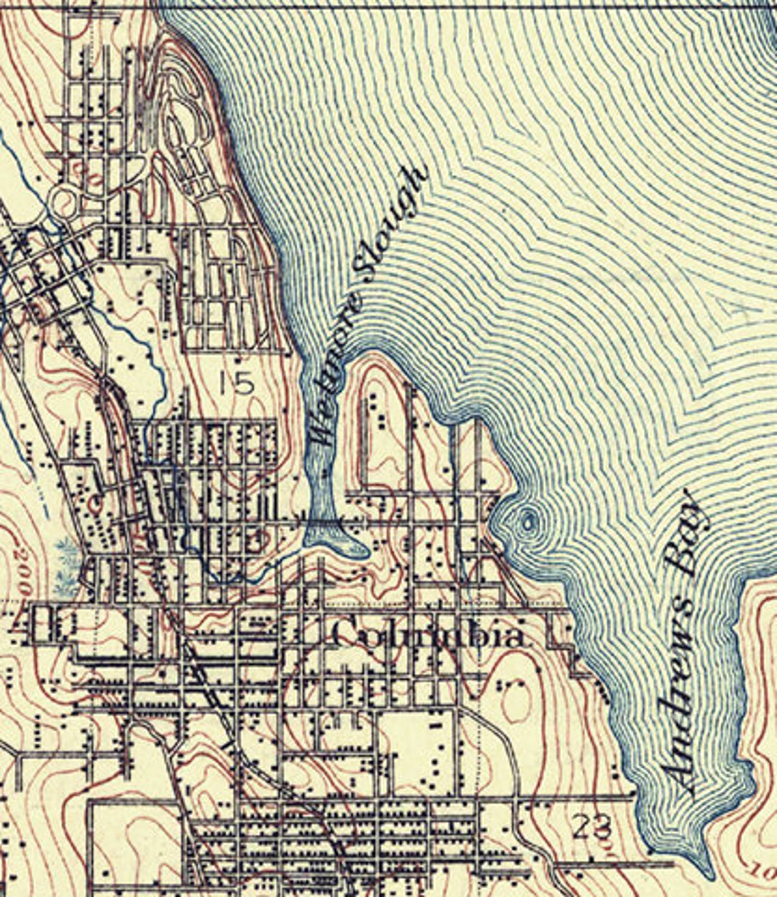 Seattle 1909 Old Topo Map Puget Sound Edited Reprint of | Etsy