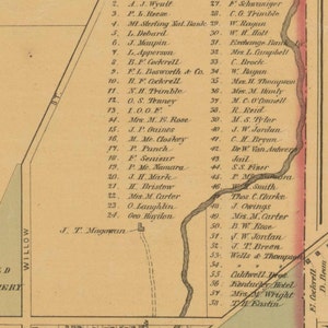 Montgomery County Kentucky 1879 - Old Wall Map With Homeowner Names ...