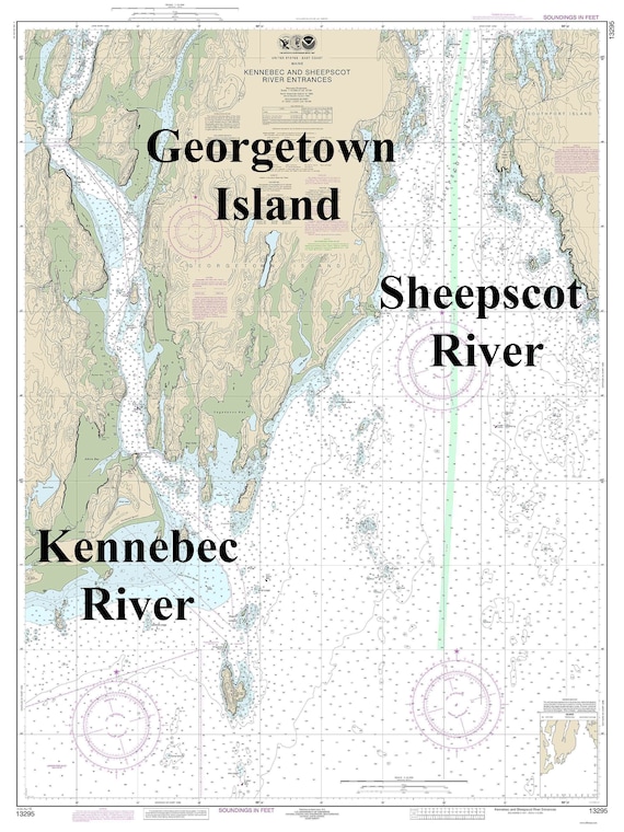 Kennebec River Map