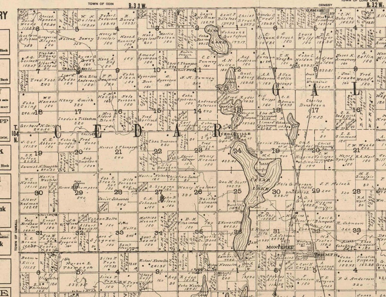 Martin County Minnesota 1901 Old Wall Map Reprint With - Etsy Martin County Minnesota 1901 Old Wall Map Reprint With - Etsy