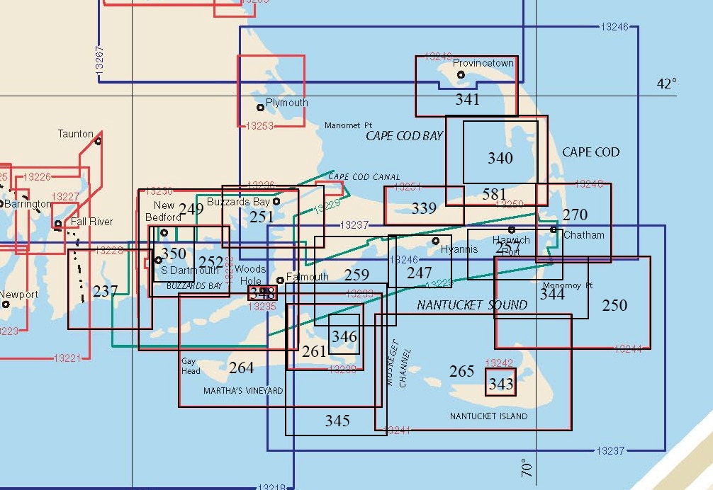 Wellfleet Harbor MA 1968 Nautical Map Reprint 20000 - Etsy