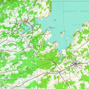 Great Sacandaga Lake 1963 USGS Old Topo Map - Reprint - Custom ...