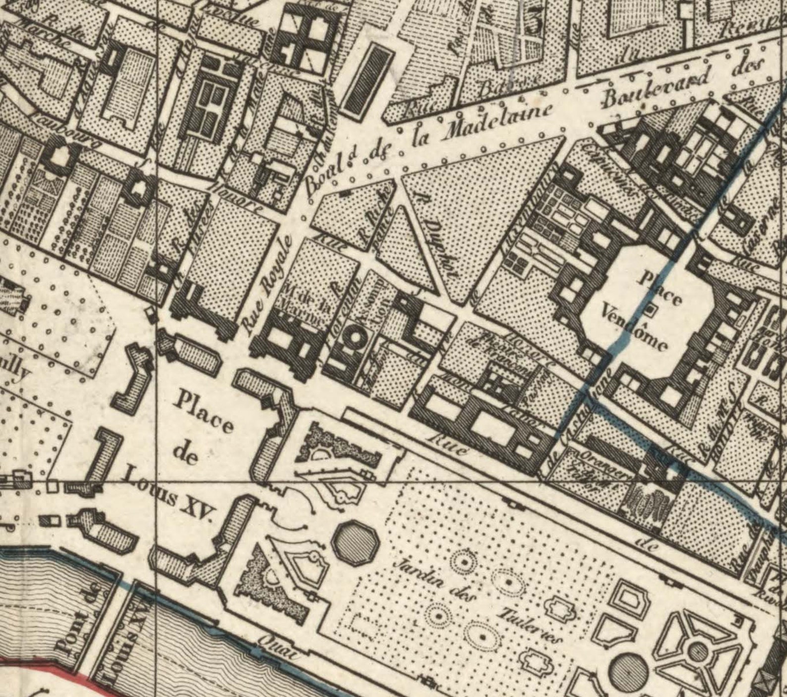 Old Map of Paris 1823 France -- Shows Municipal Divisions and Suburbs ...