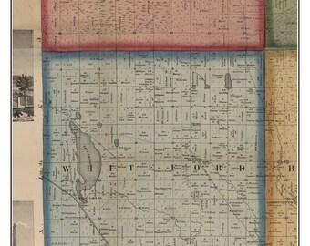 Monroe Michigan Map - Etsy
