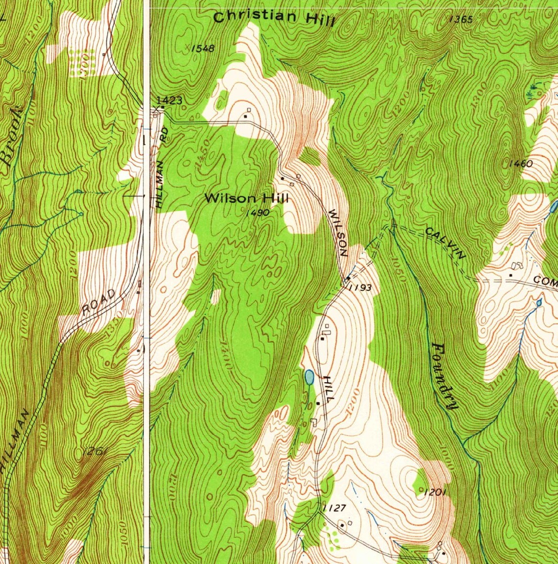 Colrain 1961 Old Topo Map Custom USGS Reprint Massachusetts - Etsy