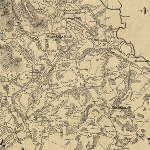 Greene County Virginia 1875 Old Wall Map With Homeowner Names - Reprint ...
