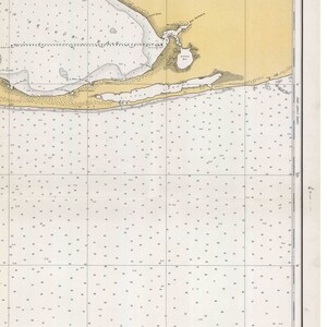 Mobile Bay 1933 Nautical Old Map Reprint - Alabama - Fairhope Bon ...
