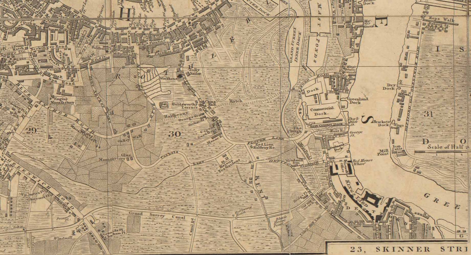 London England 1830 Old Map Reprint - Etsy