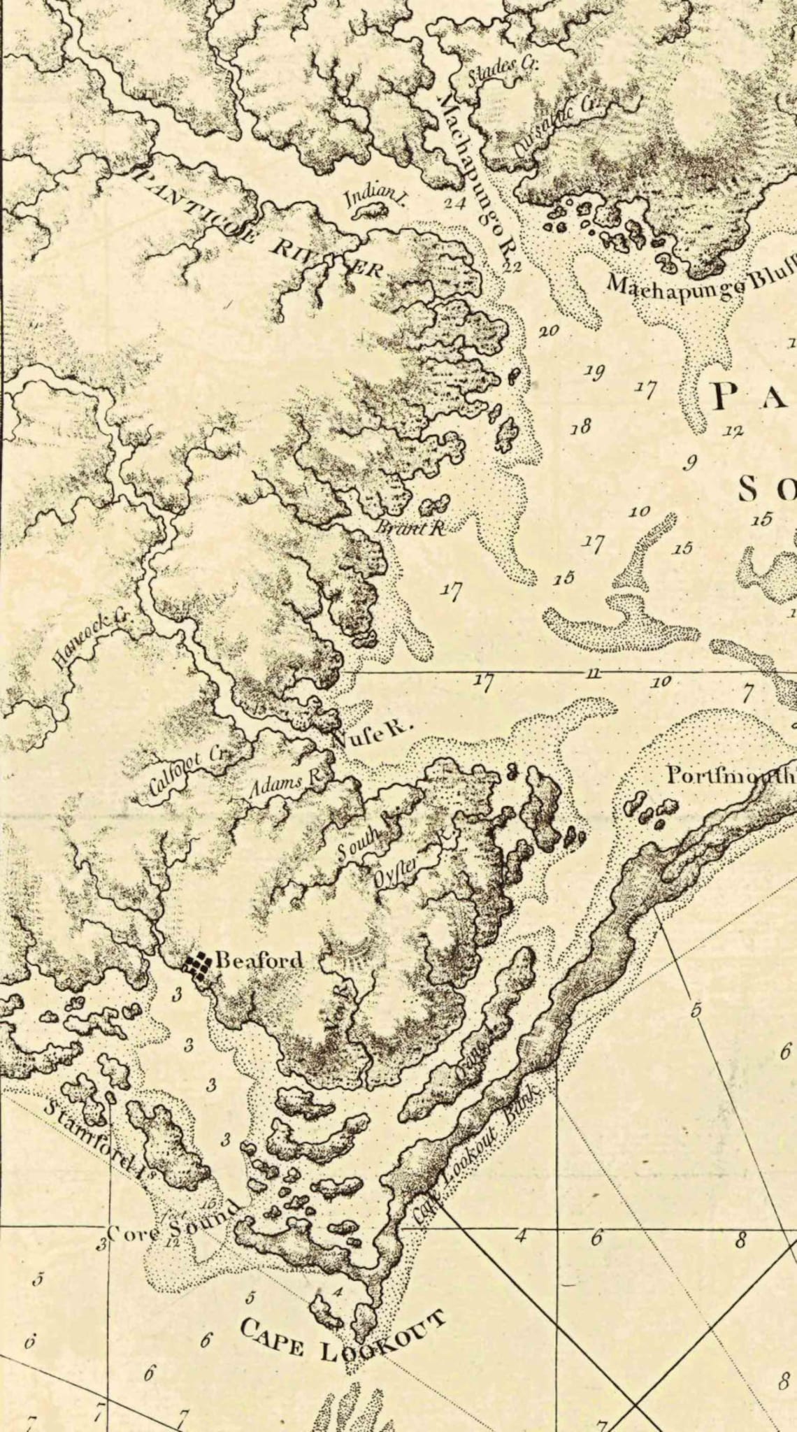 New York to North Carolina 1780 Map Revolutionary War Survey | Etsy