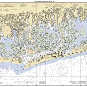 Jones Beach - Freeport 2003 Nautical Chart - Long Island South Coast ...