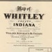 Whitley County Indiana 1873 Old Wall Map Reprint With Homeowner Names ...
