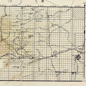 Gilpin County Colorado 1896 - Old Wall Map Reprint With Mining Claims ...
