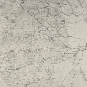 Isle of Wight & (part Of) Nansemond Counties Virginia 1864 - Old Wall ...