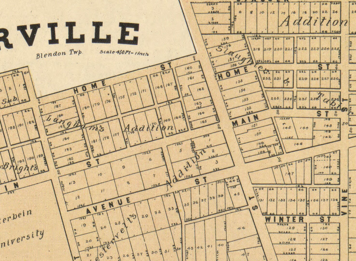 Franklin County Ohio 1895 Old Wall Map Reprint With | Etsy