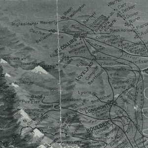 State of Colorado 1910 Birds Eye View Reprint - Etsy