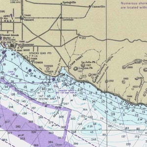Point Dume to Purisma Point 1990 Nautical Map California San Miguel ...
